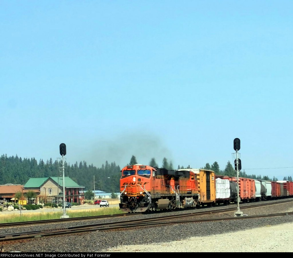 BNSF 7756 WESTBOUND